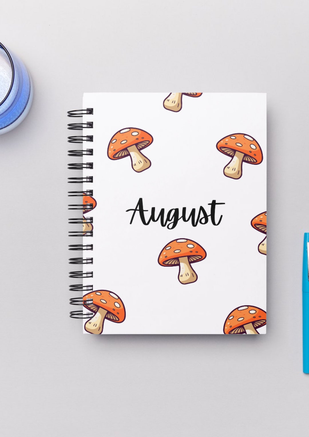 PRINTABLE Journal Page-august Title Page-a5 & A4 Size - Etsy