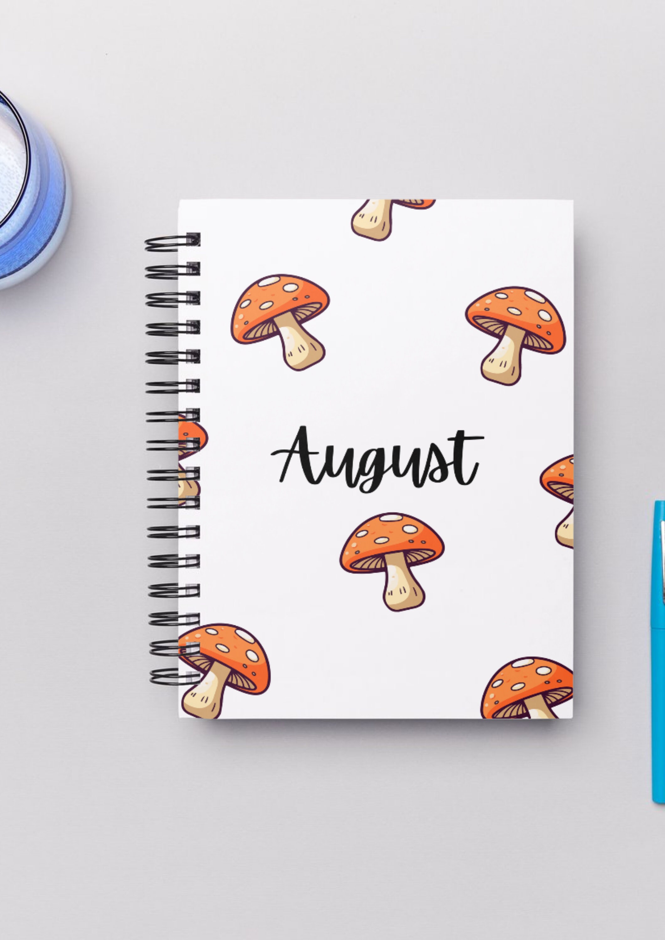 PRINTABLE Journal Page-august Title Page-a5 & A4 Size - Etsy