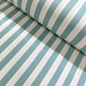 Luxury Handmade Stripe Curtains, Flop Over Top, Blackout Lining, Made ...