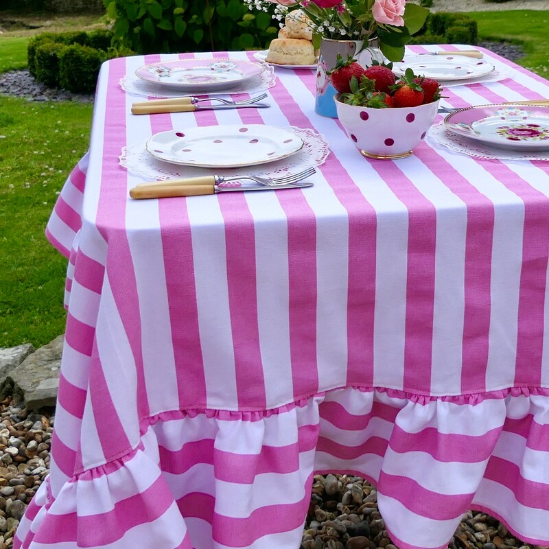 Ruffle Table Cloth - Etsy