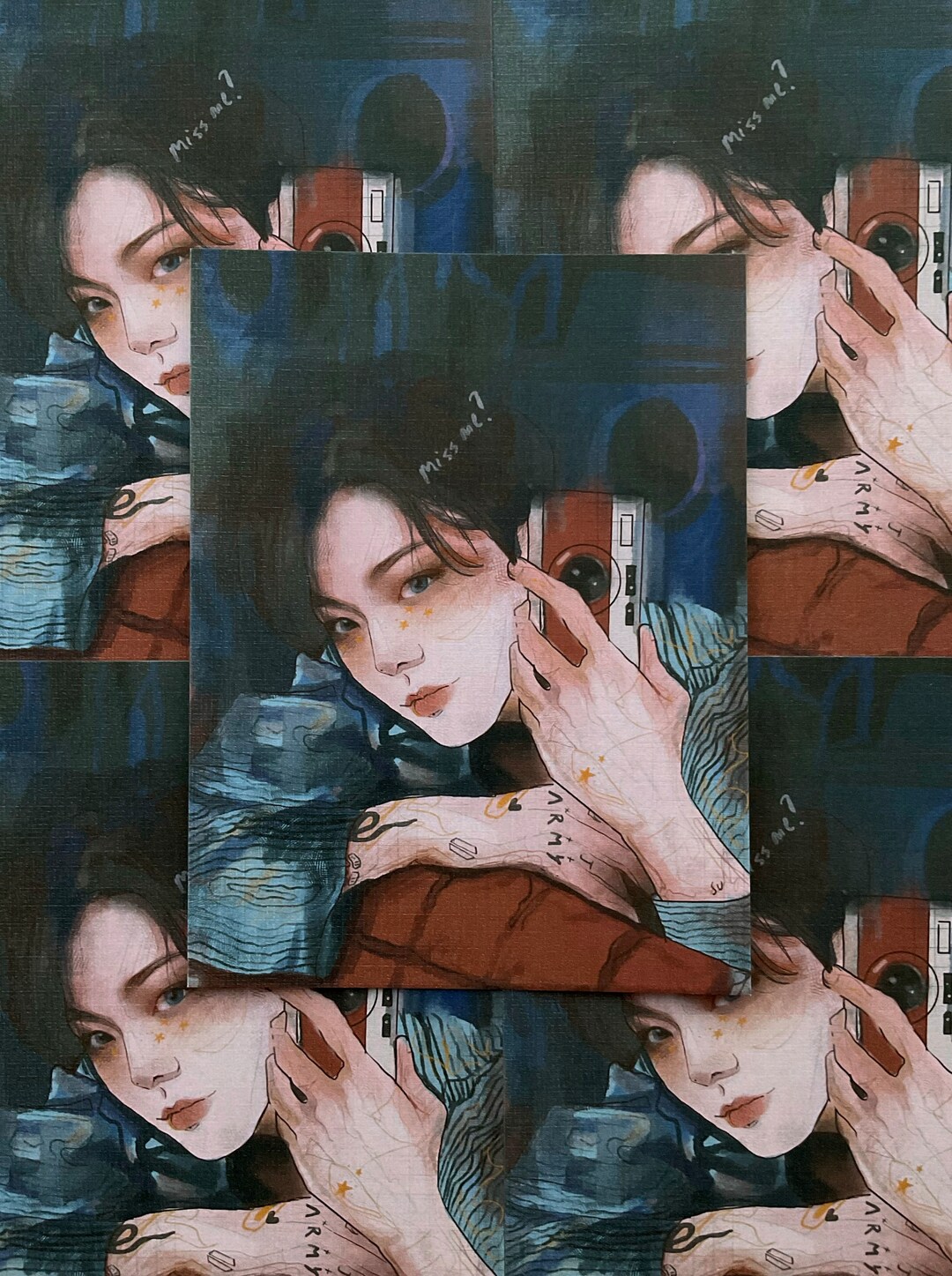 Jungkook miss Me Art Print - Etsy