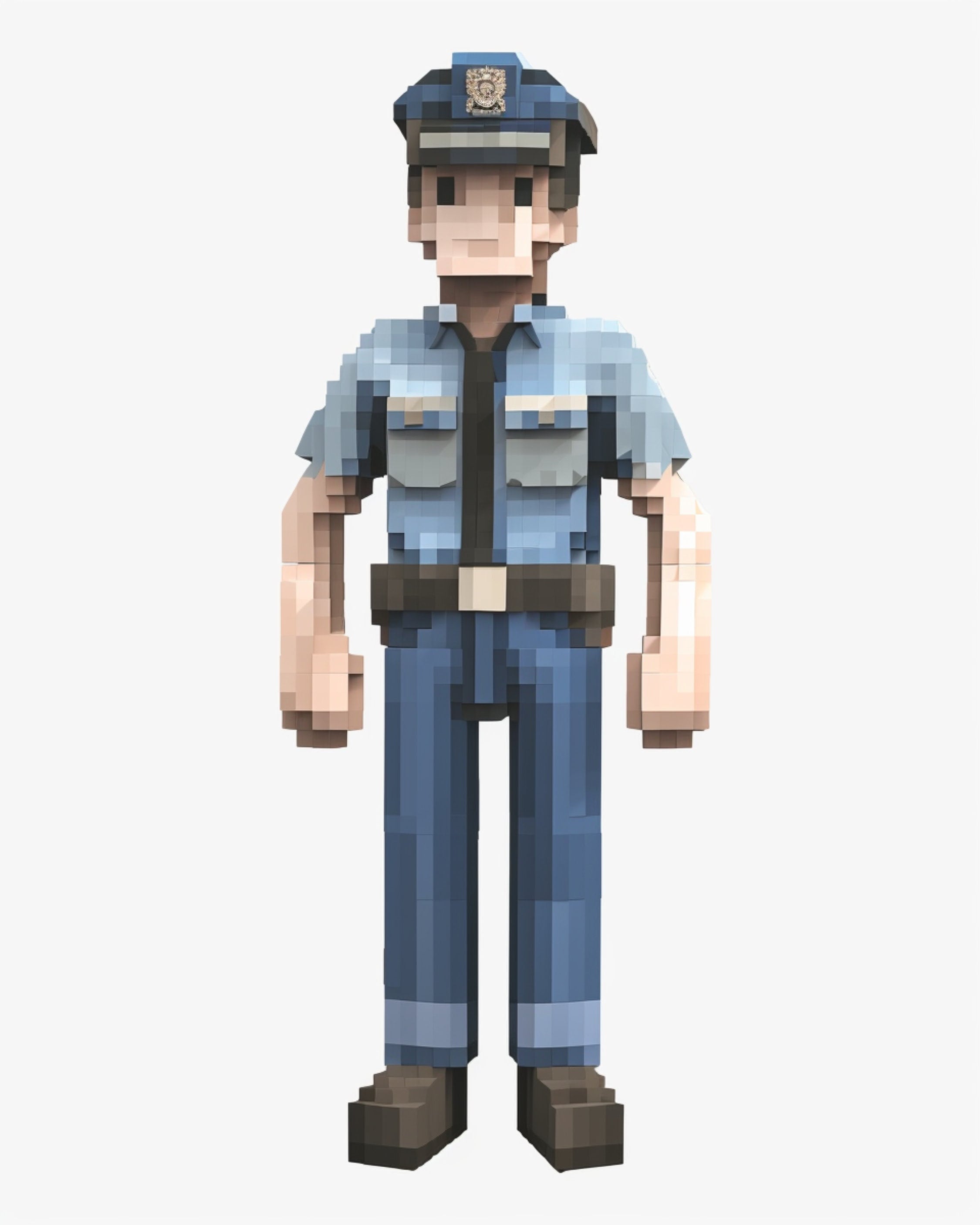 Pixel Art Police Officer Images 20 High-quality PNG Files - Etsy