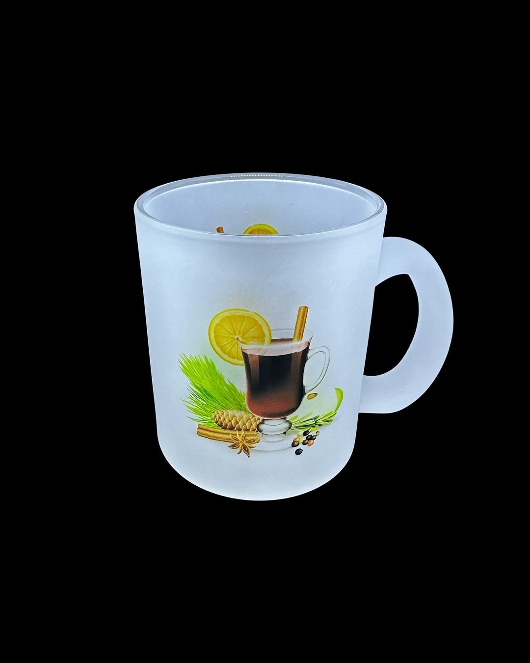 Beautiful Sturdy Mulled Wine Cup Made of Satin Glass, Glass Cup Perfect ...