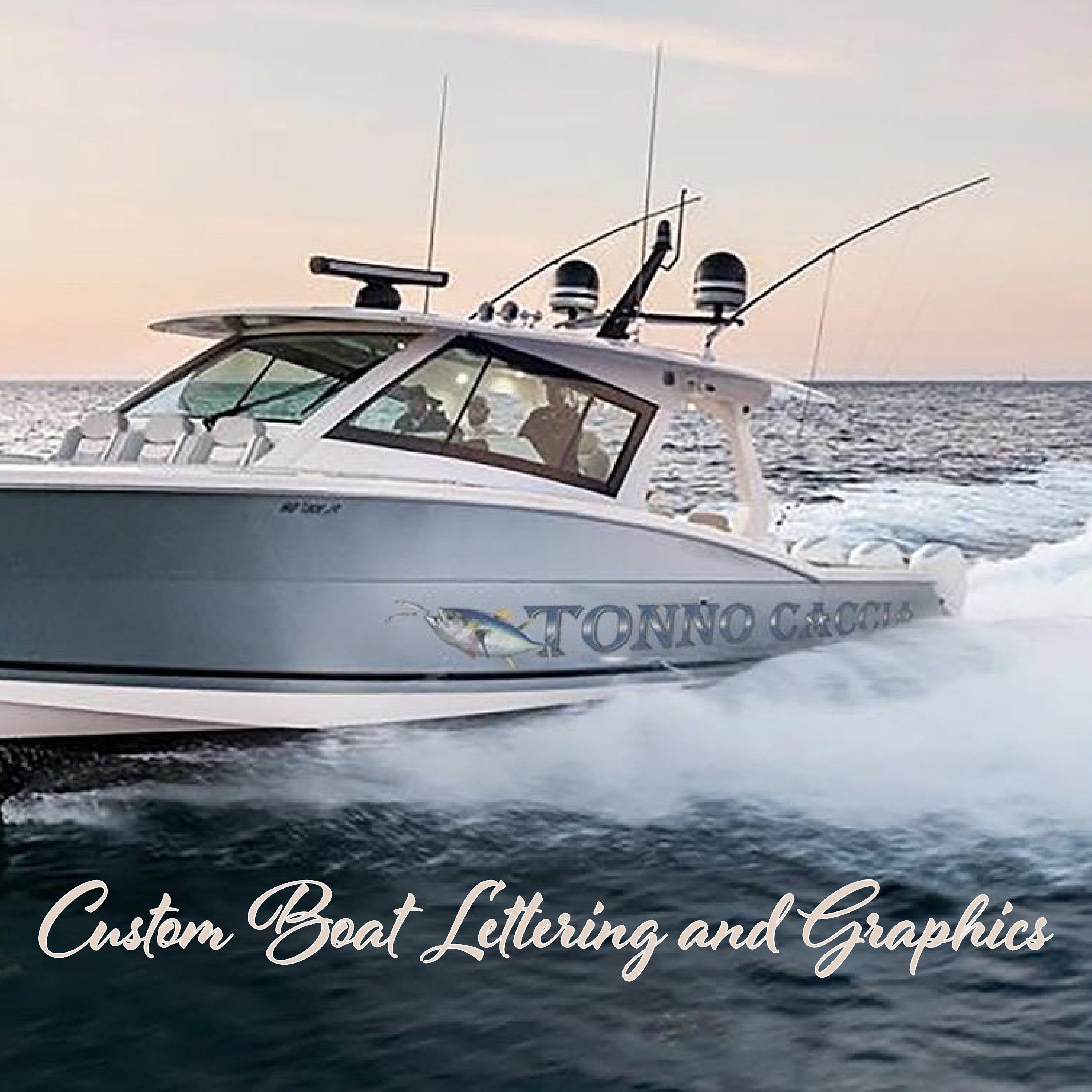 Marine Boat Lettering Graphics