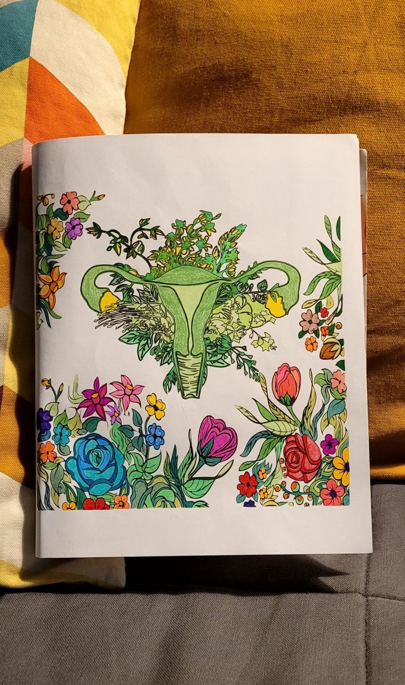 10 Digital Pages Vagina Coloring Book Yoni Coloring Book Pdf Etsy