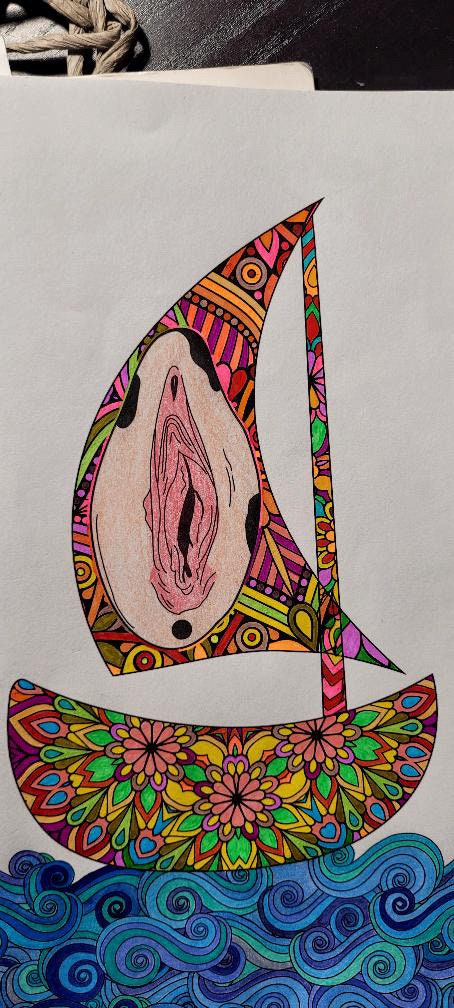 20 Pages Vagina Coloring Book Yoni Coloring Book Etsy Australia
