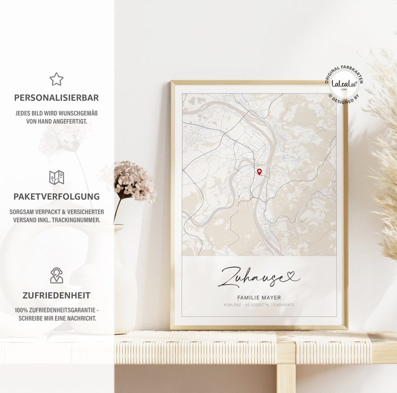 Colormaps „zuhause“ – Koordinaten Bild Personalisiert Mit Namen by LLLH ...