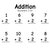 Number Line Addition, 1-10, 10 Printable Worksheets, Preschool 1st ...