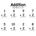 Addition Worksheets, Numbers 1-10, 20 Printable Worksheets, Vertical ...