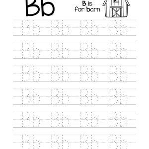 Alphabet Tracing, Worksheets, 26 Printable Uppercase and Lower ...