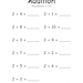 Addition Worksheets, Numbers 1-10, 20 Printable Worksheets, Vertical ...