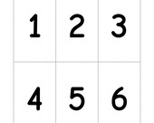 Number Flash Cards 100 Printable Numbers 1-100 Flashcards - Etsy