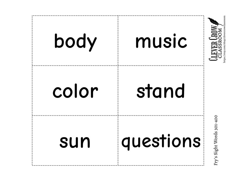 fry-words-fourth-100-words-flash-cards-sight-words-words-etsy