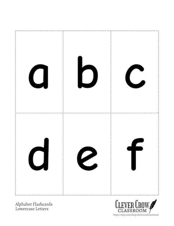 Printable Alphabet Letter Flash Cards Alphabet Learning, 58% OFF
