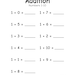 Addition Worksheets, Numbers 1-10, 20 Printable Worksheets, Vertical ...