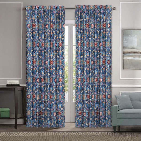 Damask Curtains - Etsy