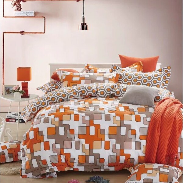 Geometric Bedding - Etsy