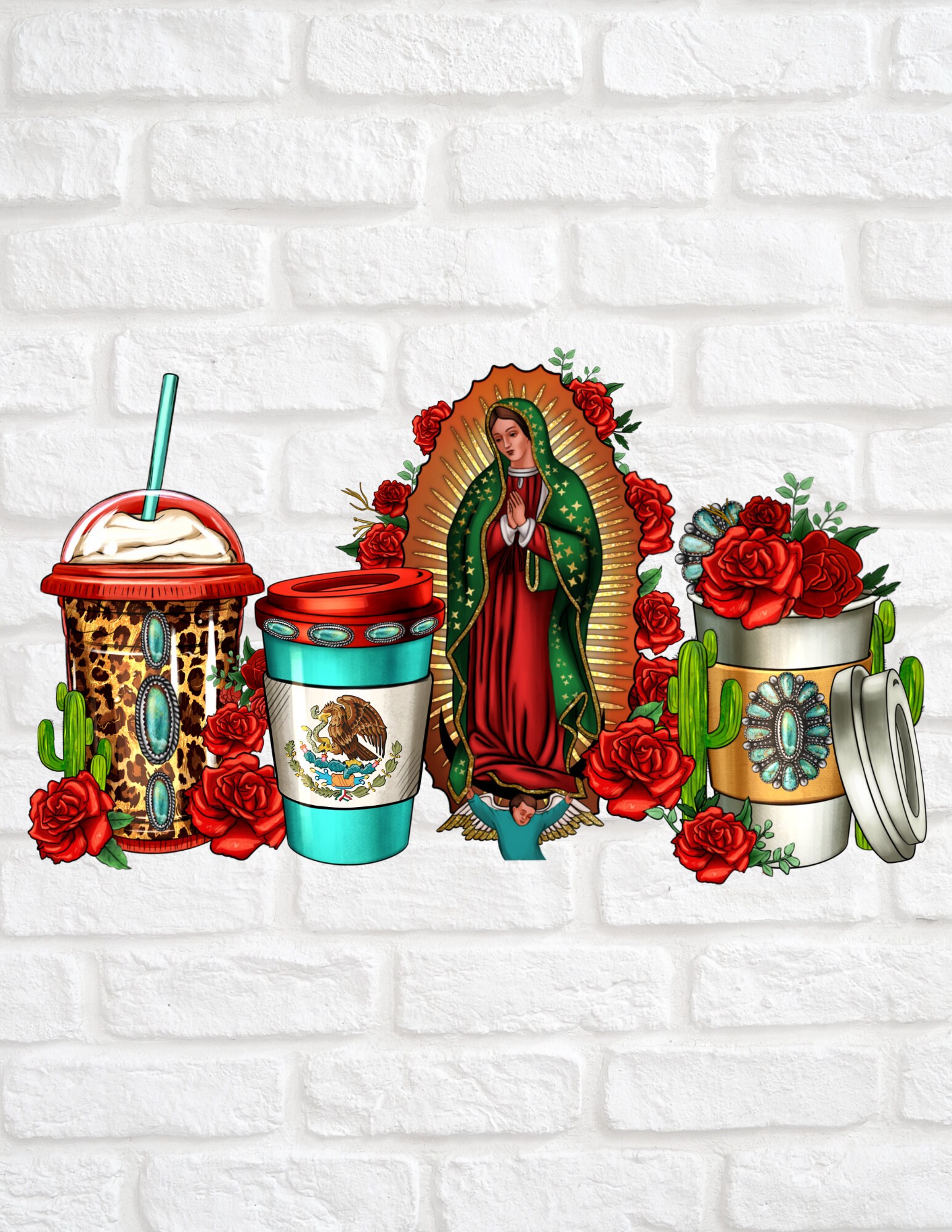 Virgen Cups Eco Solvent Transfers - Etsy