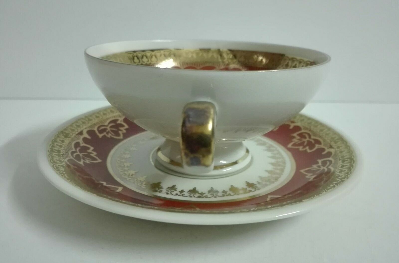 Vintage Bavaria Porcelain Tea Cup & Saucer - Etsy