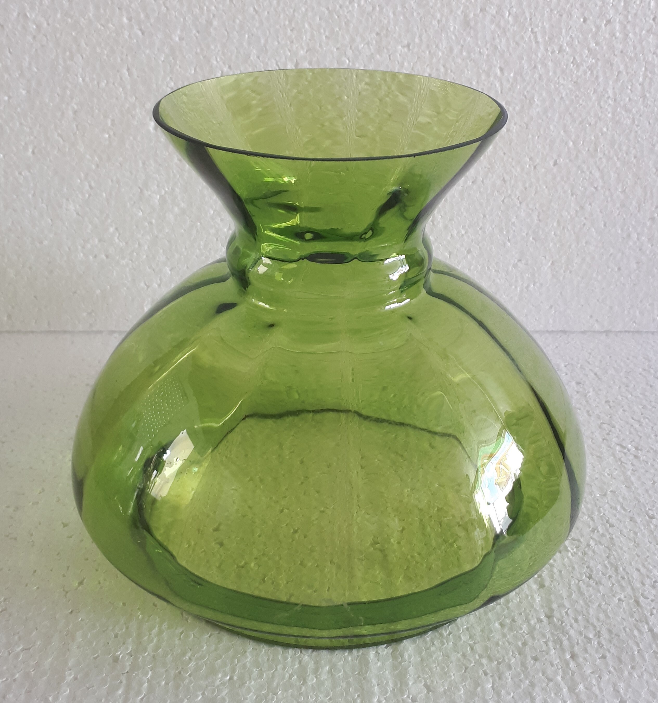Vintage Green Glass Lamp Shade Fitter: 4 23/32 12 Cm - Etsy