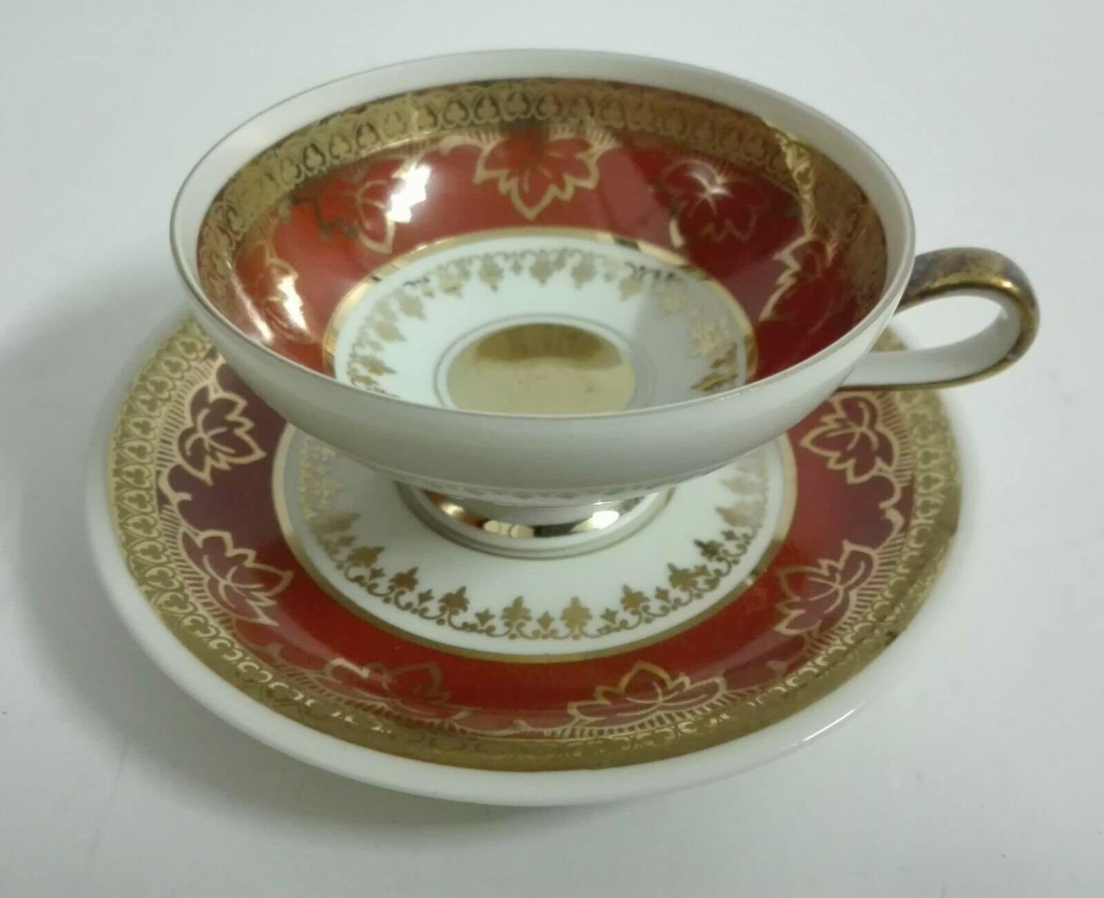 Vintage Bavaria Porcelain Tea Cup & Saucer - Etsy