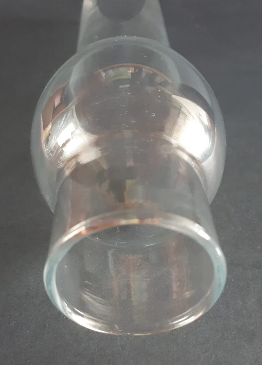 Matador Style Clear Glass Chimney for Tiny Kerosene Oil Lamps 9 1/16 X ...