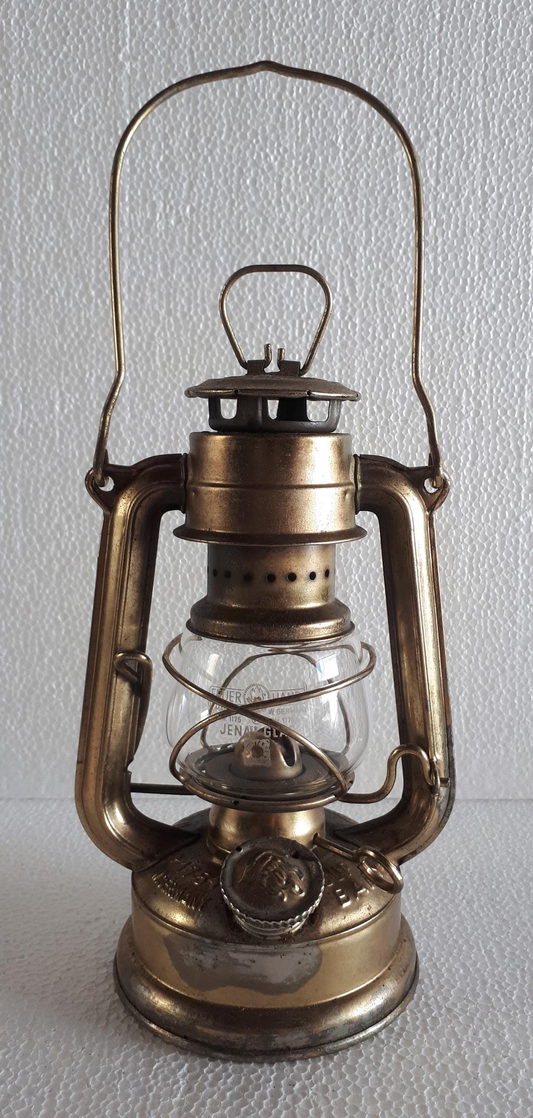 Vintage Original Nier Feuerhand No 175 Super Baby Kerosene Oil Lantern ...