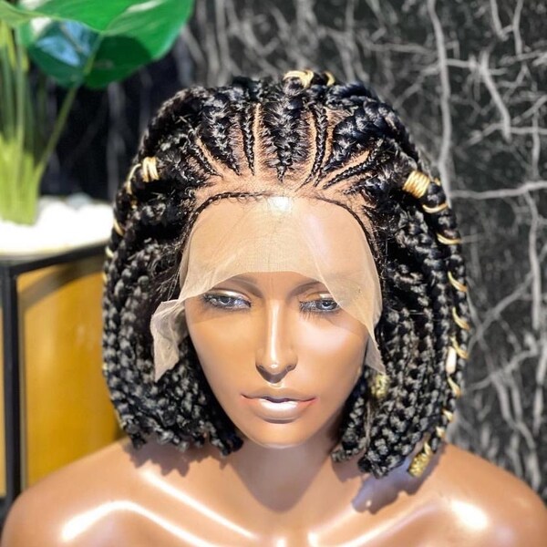 Cornrow Wig Short - Etsy