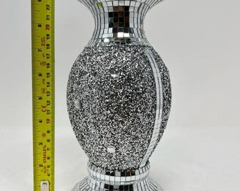 Shiny Silver Vase - Etsy