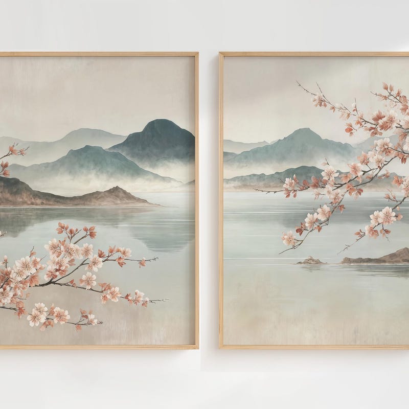 Landscape Asian Wall Art - Etsy