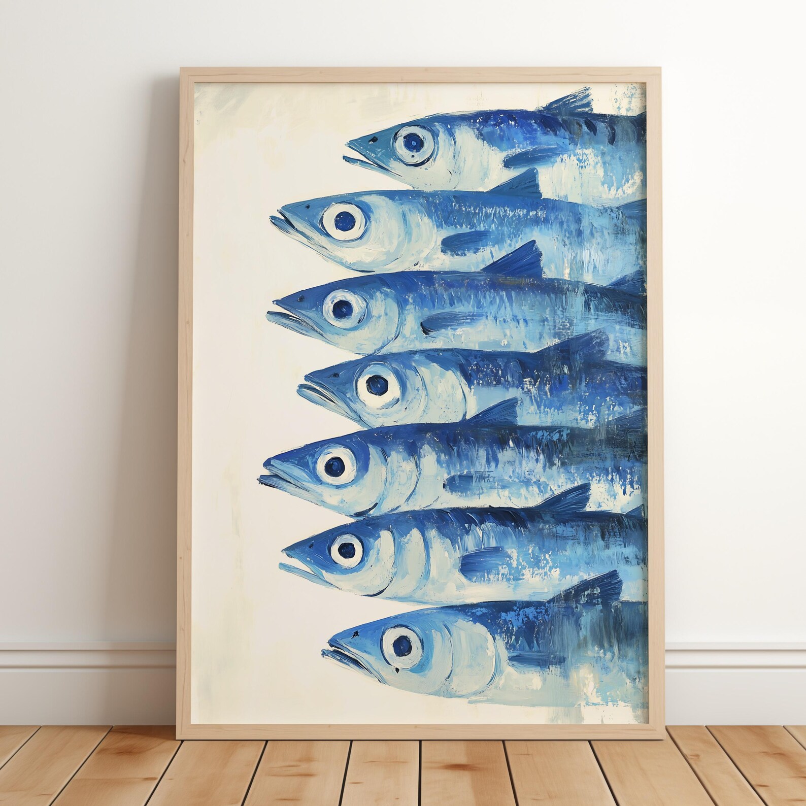 Sardines Print - Sardine Tin Vintage Poster - Retro Sardine Wall Art ...