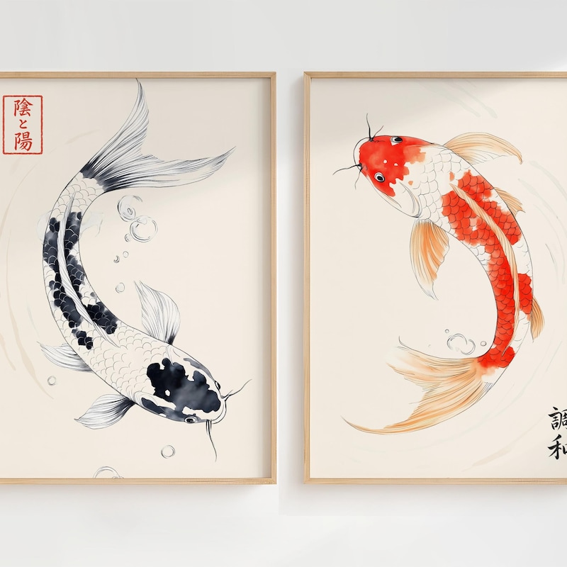 Fish Paintings Minimalist - Etsy