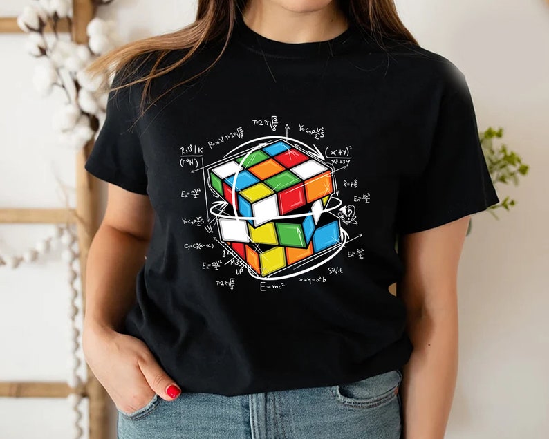 Rubiks Cube Shirt, Rubix Cube Gift, Puzzle Shirt, Brain Teaser Shirt ...