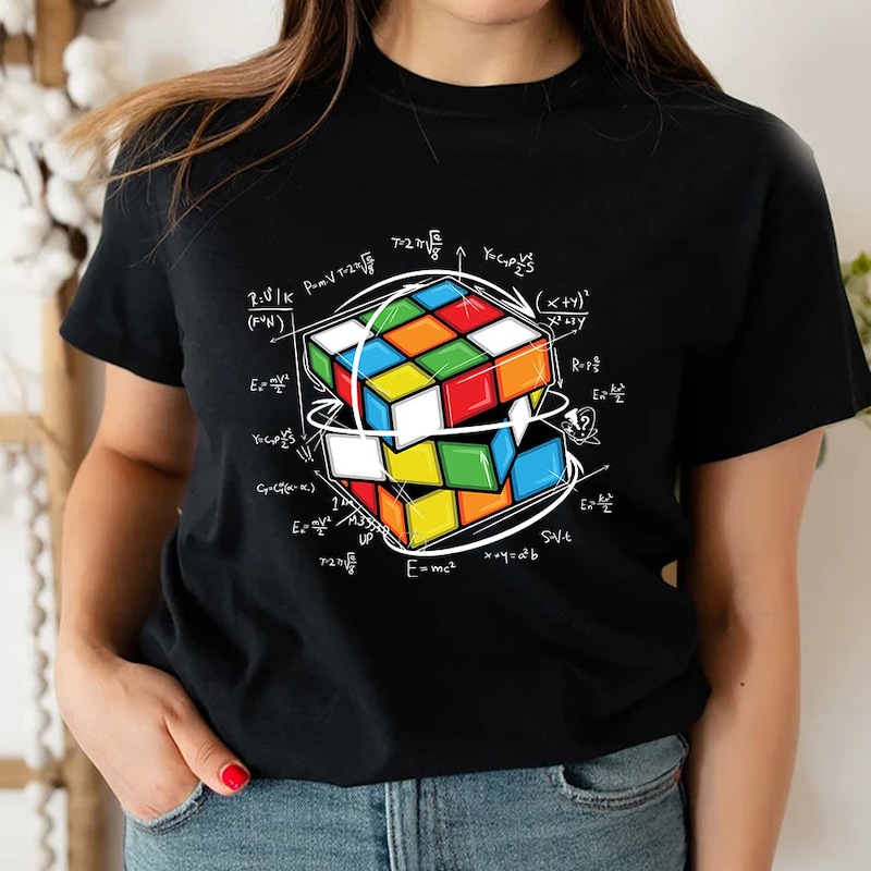 Rubiks Cube Shirt - Etsy
