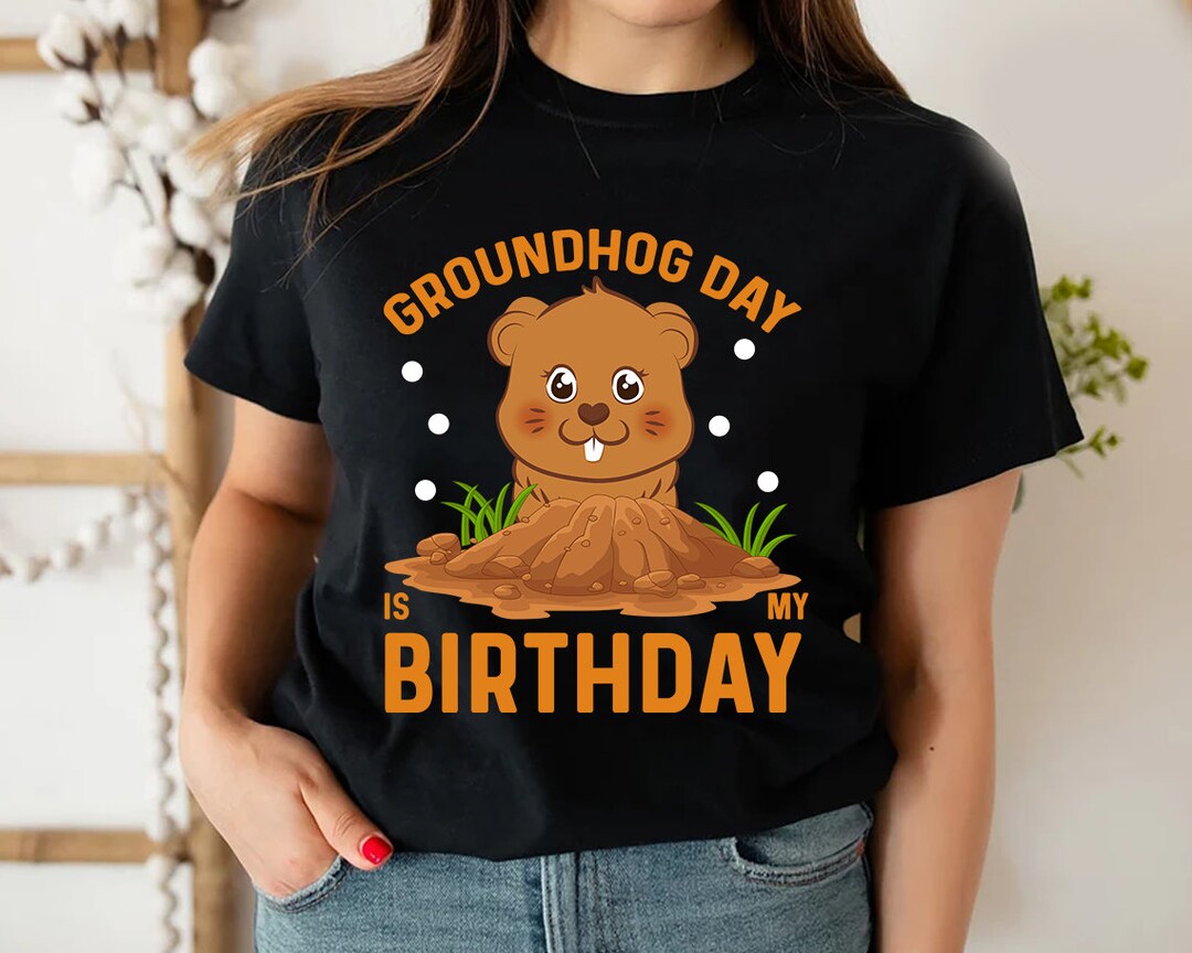 Groundhog Birthday Shirt, Groundhog Shirt, Groundhog Gifts, Woodchuck ...