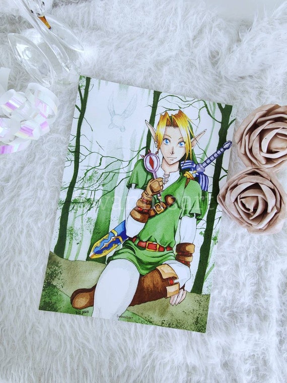 Link Zelda Link Poster Zelda Poster Zeldadekoration - Etsy