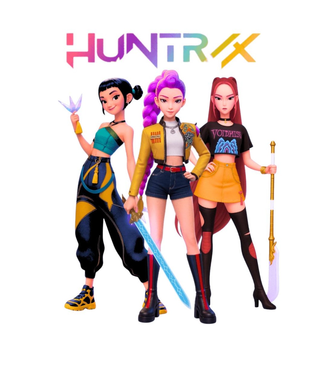Kpop Huntrix PNG, Demon Hunters PNG, Saja Girls PNG, Derpy Tiger ...