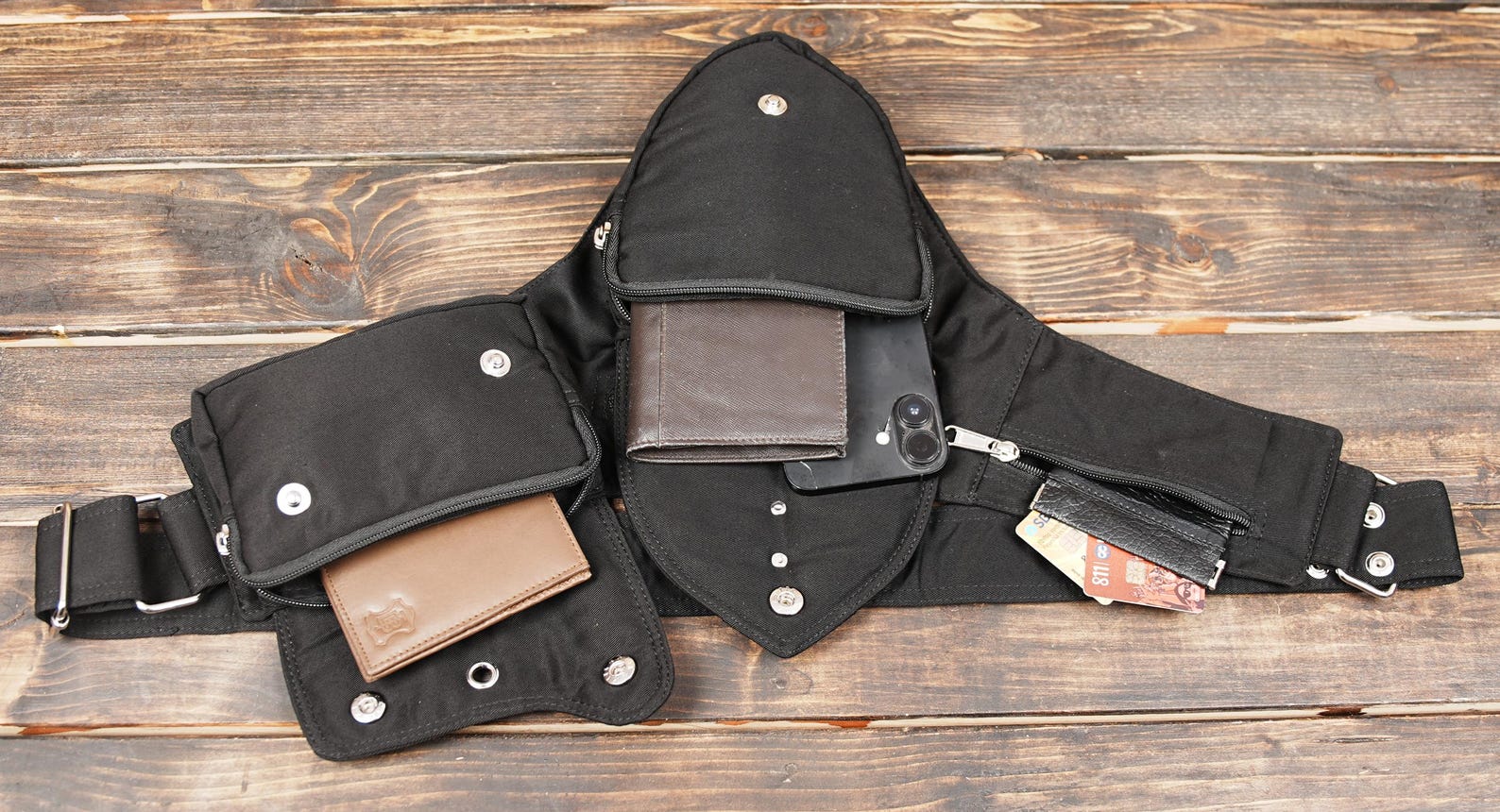 Alternative Style Utility Belt | Multi-pocket Hip Pouch | Travel ...
