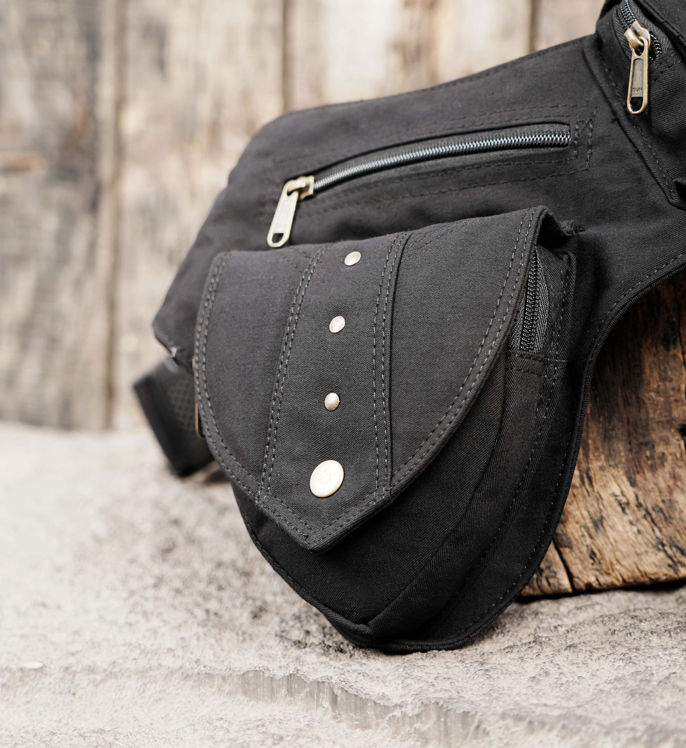 Tactical Cotton Canvas Drop Leg Bag Urban Techwear Thigh Bag-unisex ...
