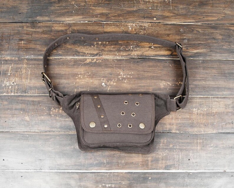 Cotton Canvas Waist Belt: Travel Utility Belt With Hidden Pocket - Etsy UK