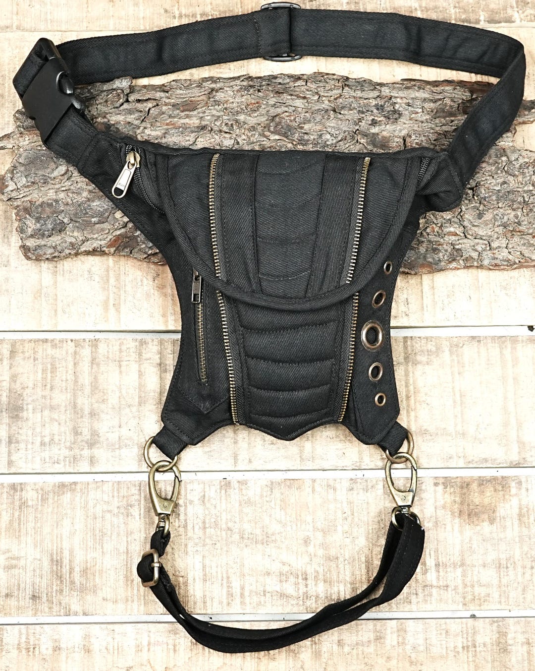 Cotton Belt Pouch – Stylish & Functional Waist Bag With Leg Strap - Etsy