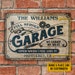 Personalized Auto Mechanic Garage My Rules Customized Classic Metal ...