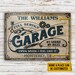 Personalized Auto Mechanic Garage My Rules Customized Classic Metal ...
