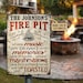 Personalized Camping Fire Pit Get Toasted Customized Classic Metal ...