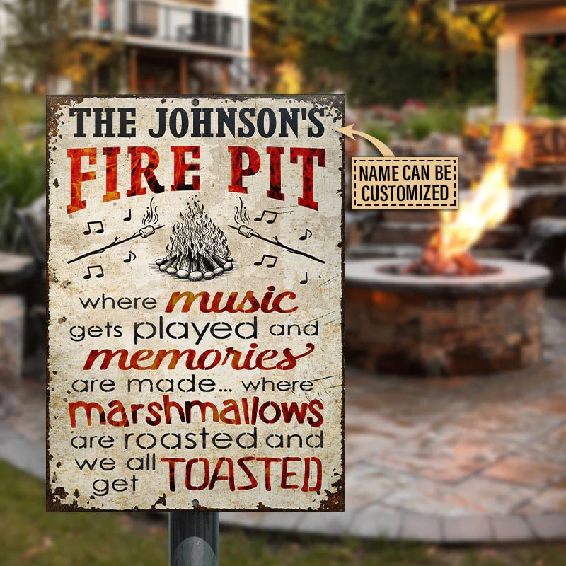 Fire Pit Sign - Etsy