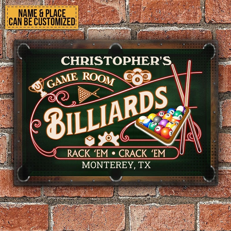 Billiards Room Decor - Etsy