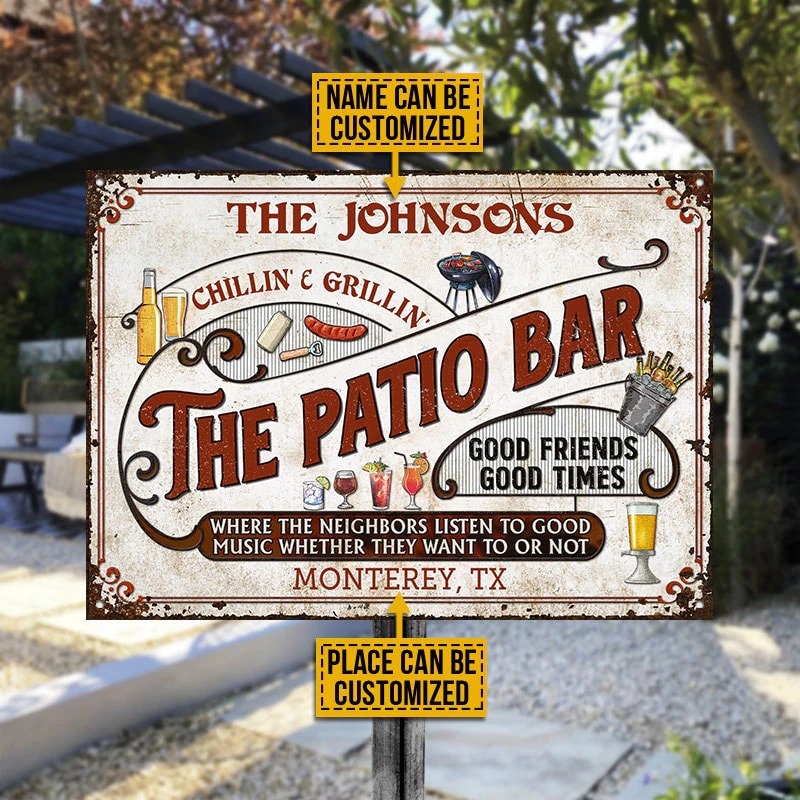 Personalized Patio Signs - Etsy