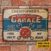 Personalized Auto Mechanic Garage Open When Customized Classic Metal ...