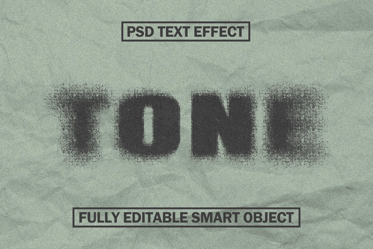 Grunge Text Effect PSD Bundle: Halftone, Distressed, Retro Photoshop ...