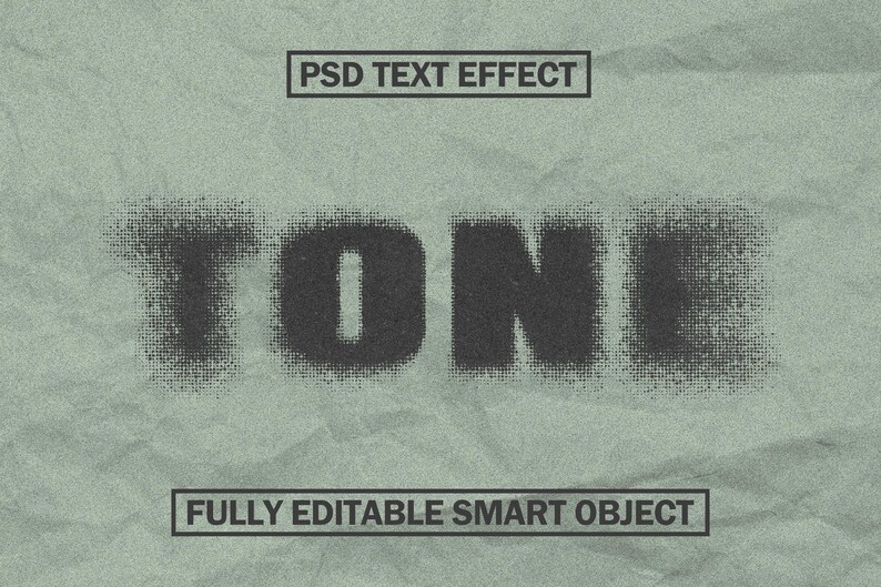 Grunge Text Effect PSD Bundle: Halftone, Distressed, Retro Photoshop ...